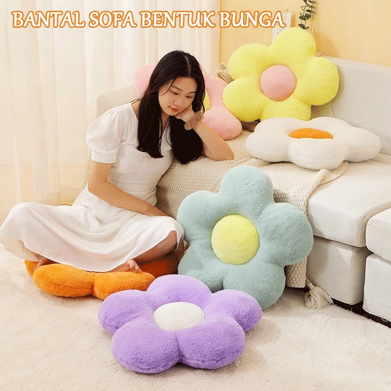 Jual BANTAL BUNGA ALAS DUDUK KURSI / BANTAL SANDARAN / BANTAL SOFA ...