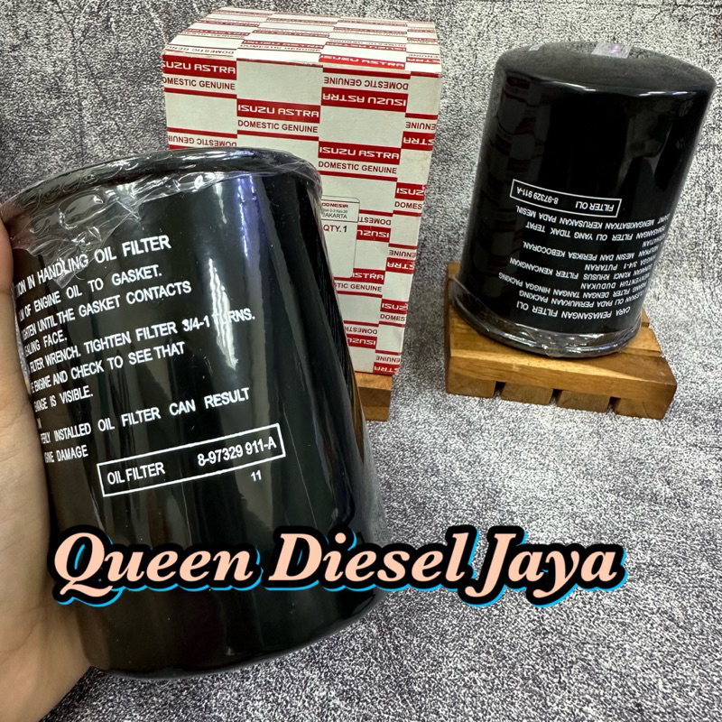 Jual Oil Filter NHR55 ELF Filter Oli Isuzu NHR55 Euro 2 8-97329-911-A ...