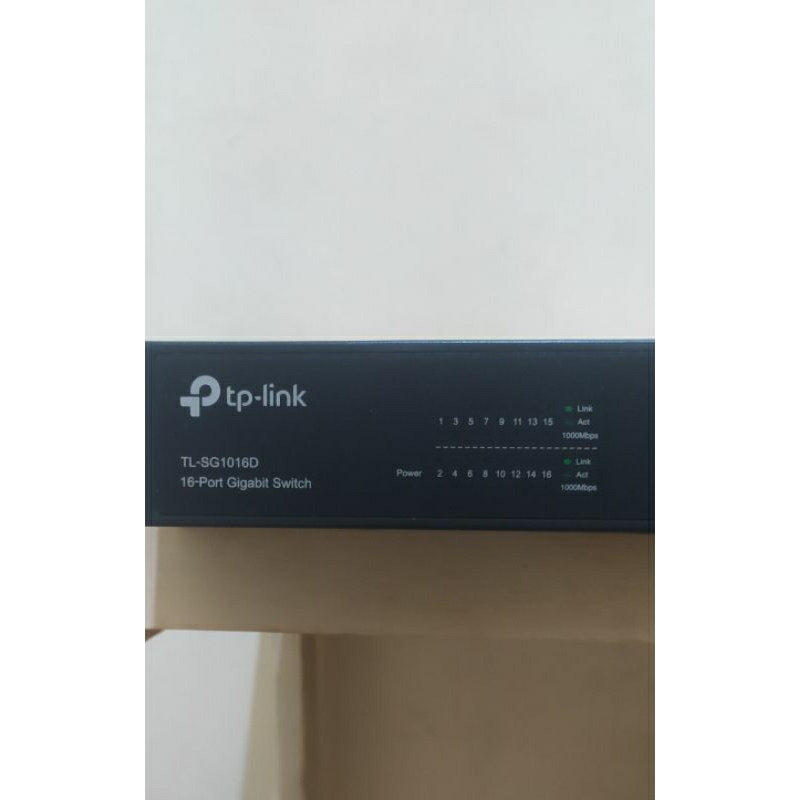 Jual SWITCH HUB TP-LINK TL-SG1016D 16-Port Gigabit Switch (10/100/1000 ...