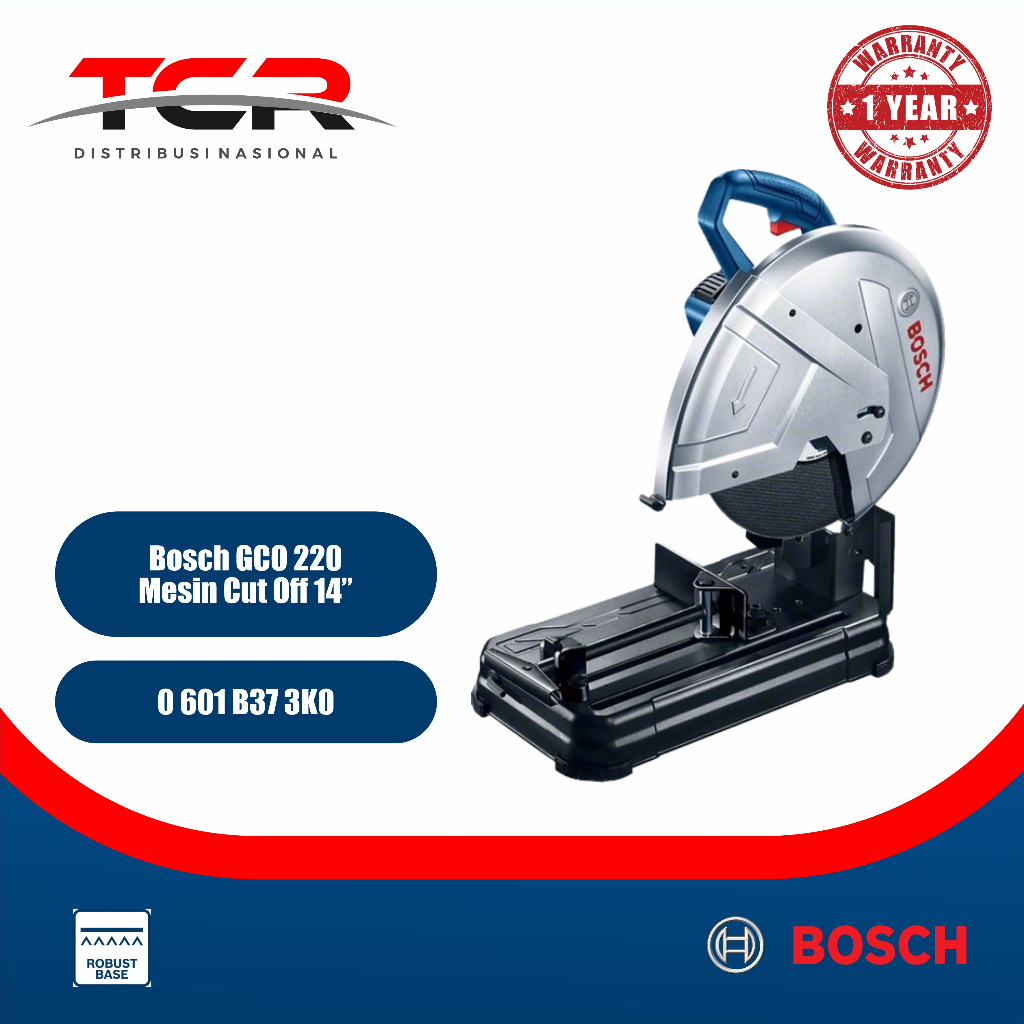 Jual Bosch GCO 220 Cut Off Machine 14" / Mesin Potong Besi 0601B373K0 ...