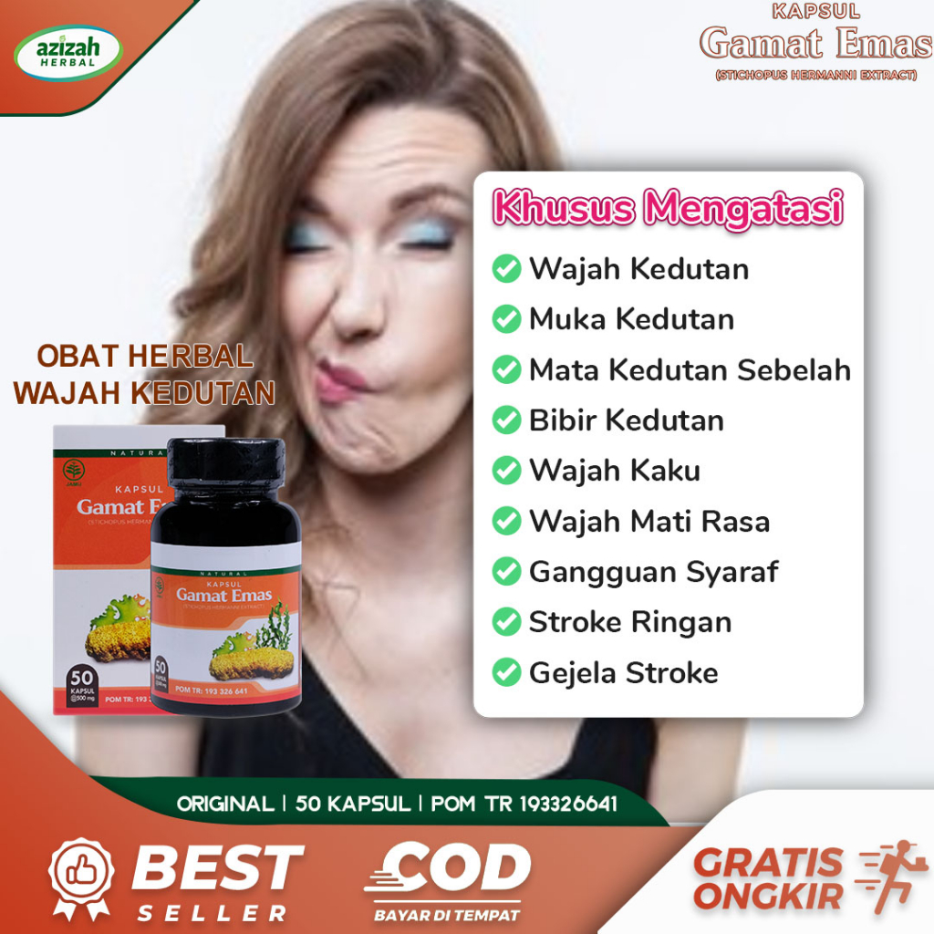 Jual Obat Hemifacial Spam Wajah Kedutan Mata Bibir Sering Kedutan Muka ...