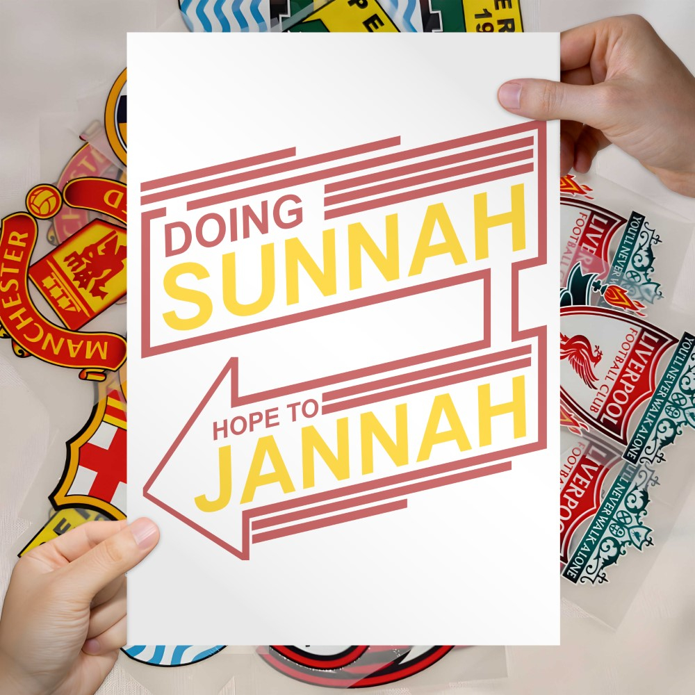 Jual Sablon Print DTF Digital Muslim Doing Sunnah Hope To Jannah Anchor ...