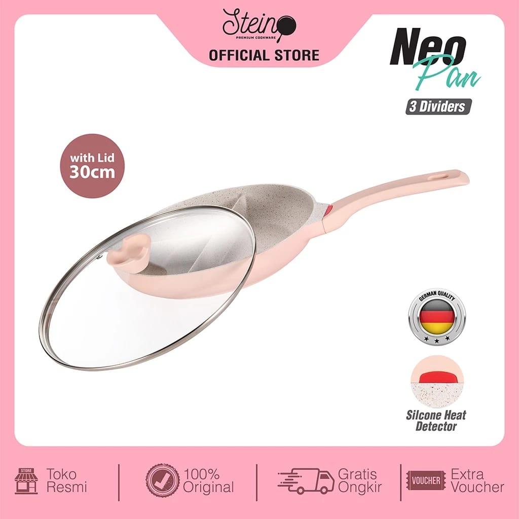 Jual STEIN COOKWARE NEO PAN 3 DIVIDERS / NE30CMON PAN SEKAT 3 IN 1 ...