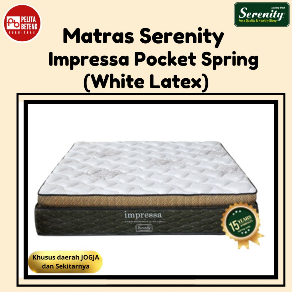 Jual Serenity Kasur Springbed Impressa Pocket Spring With Latex ...