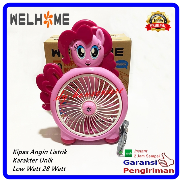Jual Kipas Angin Karakter Kipas Listrik Meja 10 Inchi Motif Lucu Low ...