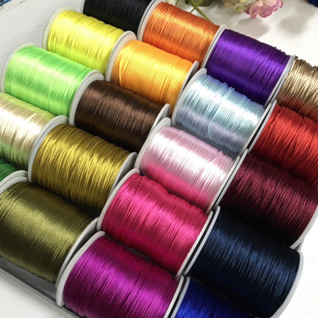 Jual 10YARD (9,14METER) - 1 MM | TALI CINA BAHAN SATIN/TALI KUR SATIN ...