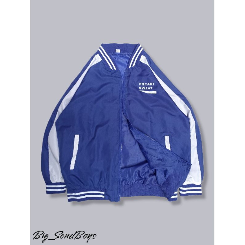Jual JACKET BOMBER VARSITY POCARI SWEAT // JACKET VARSITY FREAKA ...
