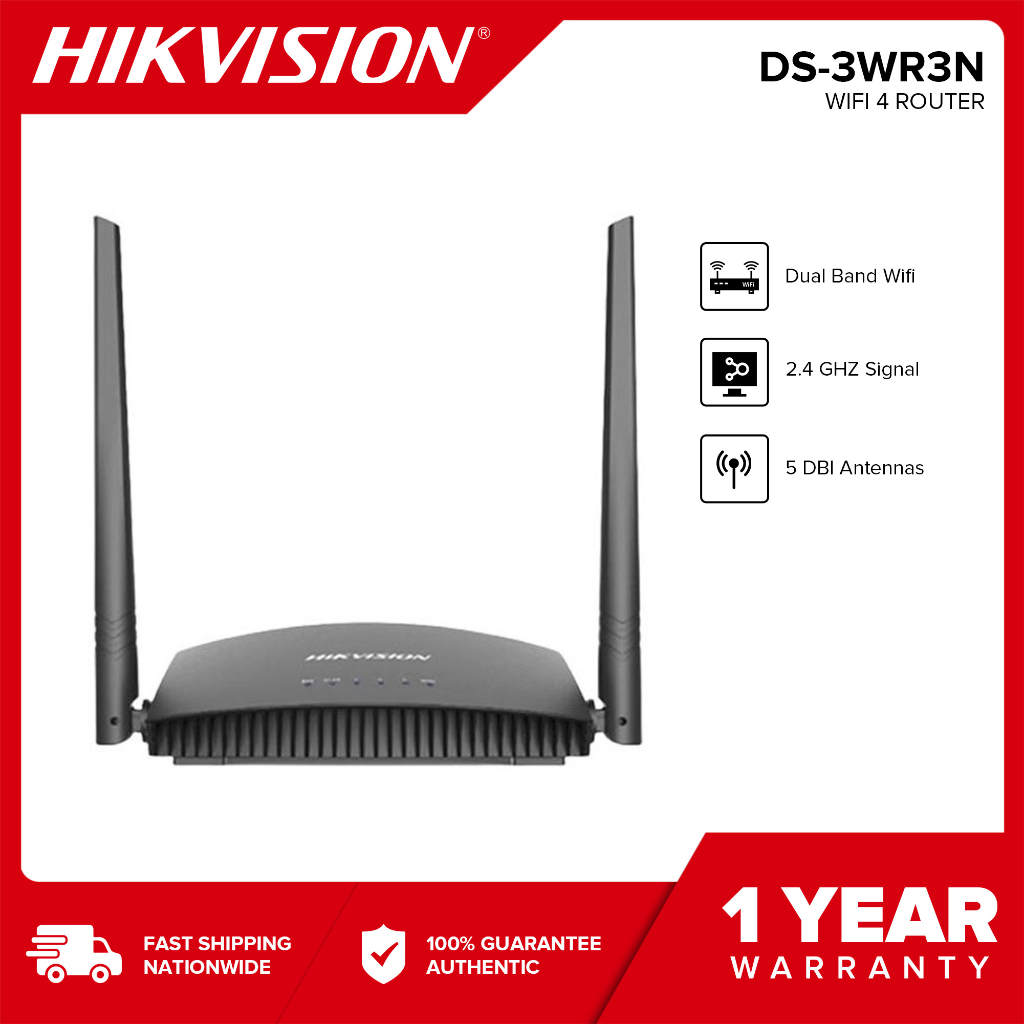Jual HIKVISION DS-3WR3N 300M Wireless Router | Shopee Indonesia