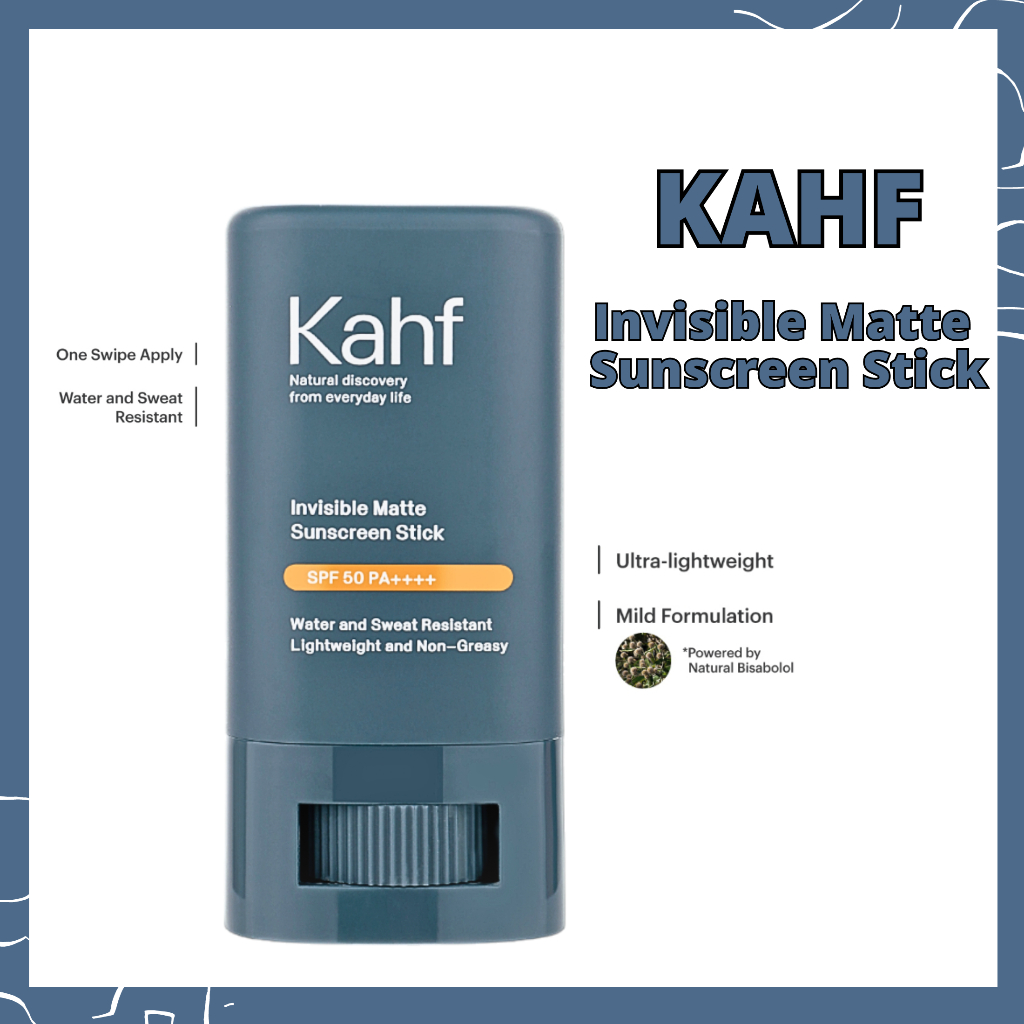 Jual Kahf Invisible Matte Sunscreen Stick SPF 50 PA++++ 22 g ...