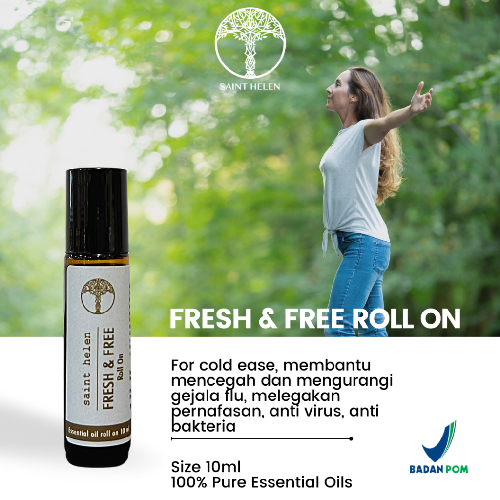 Jual Cough and Flu Essential Oil Roll On - Fresh and Free untuk Meredakan Batuk Pilek Anak ...