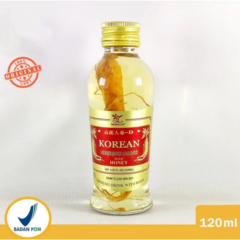 Jual Korean Ginseng Drink with Honey 120ml / Minuman Ginseng Korea 120g | Shopee Indonesia