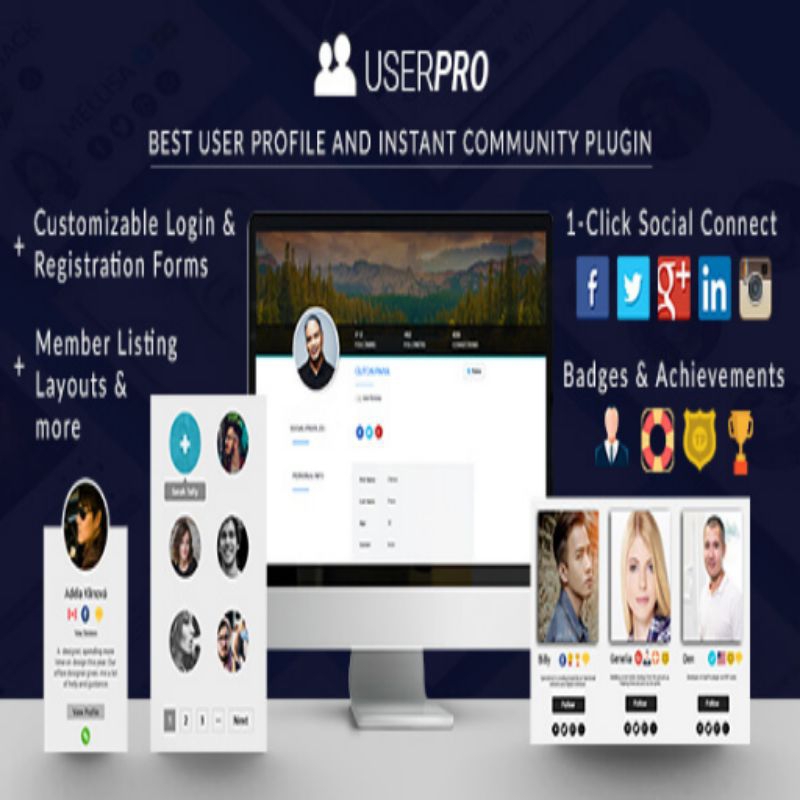 Jual UserPro - Community and User Profiles WordPress Plugin + Addons ...