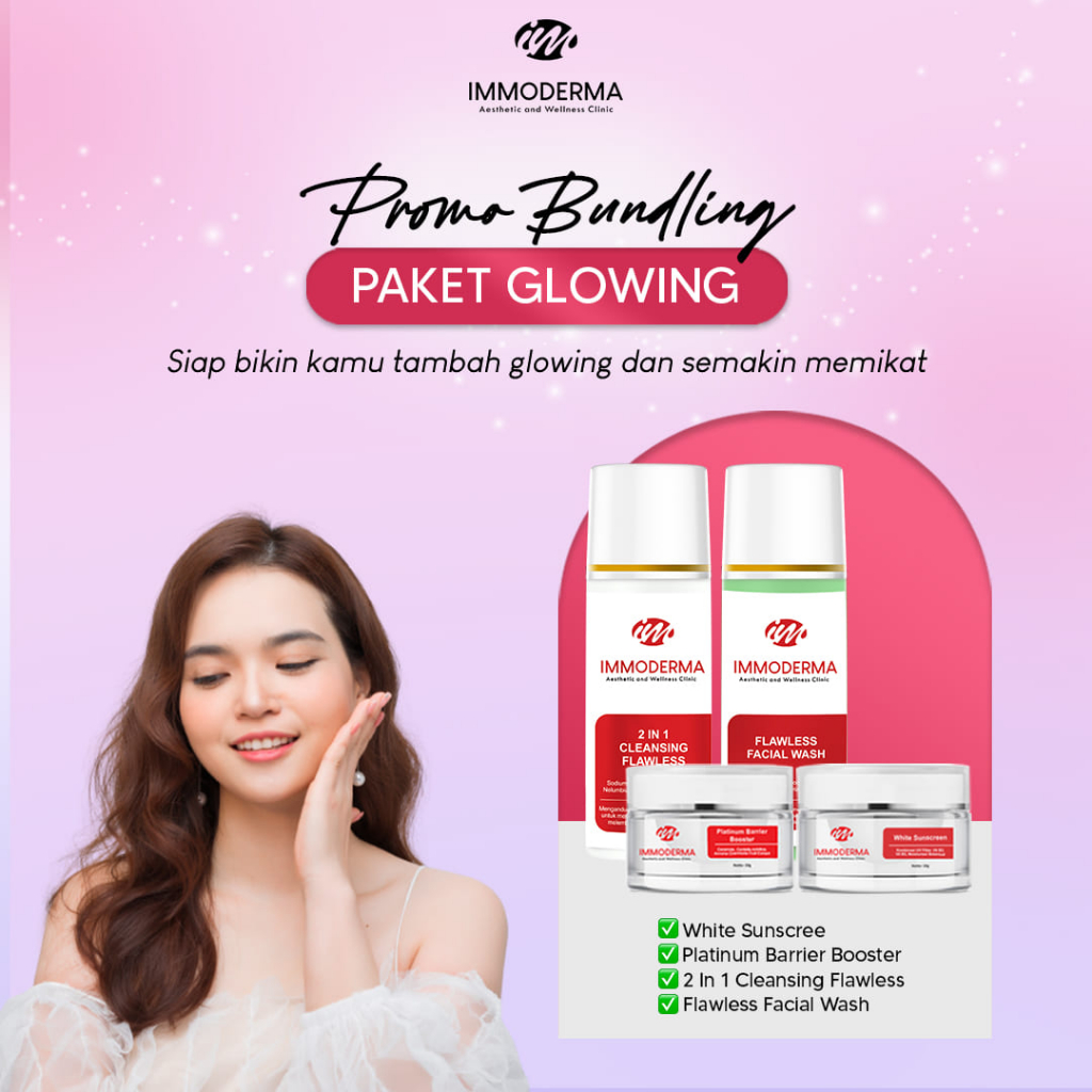 Jual IMMODERMA Series Glowing | Solusi Wajah Cerah & Glowing | Shopee ...