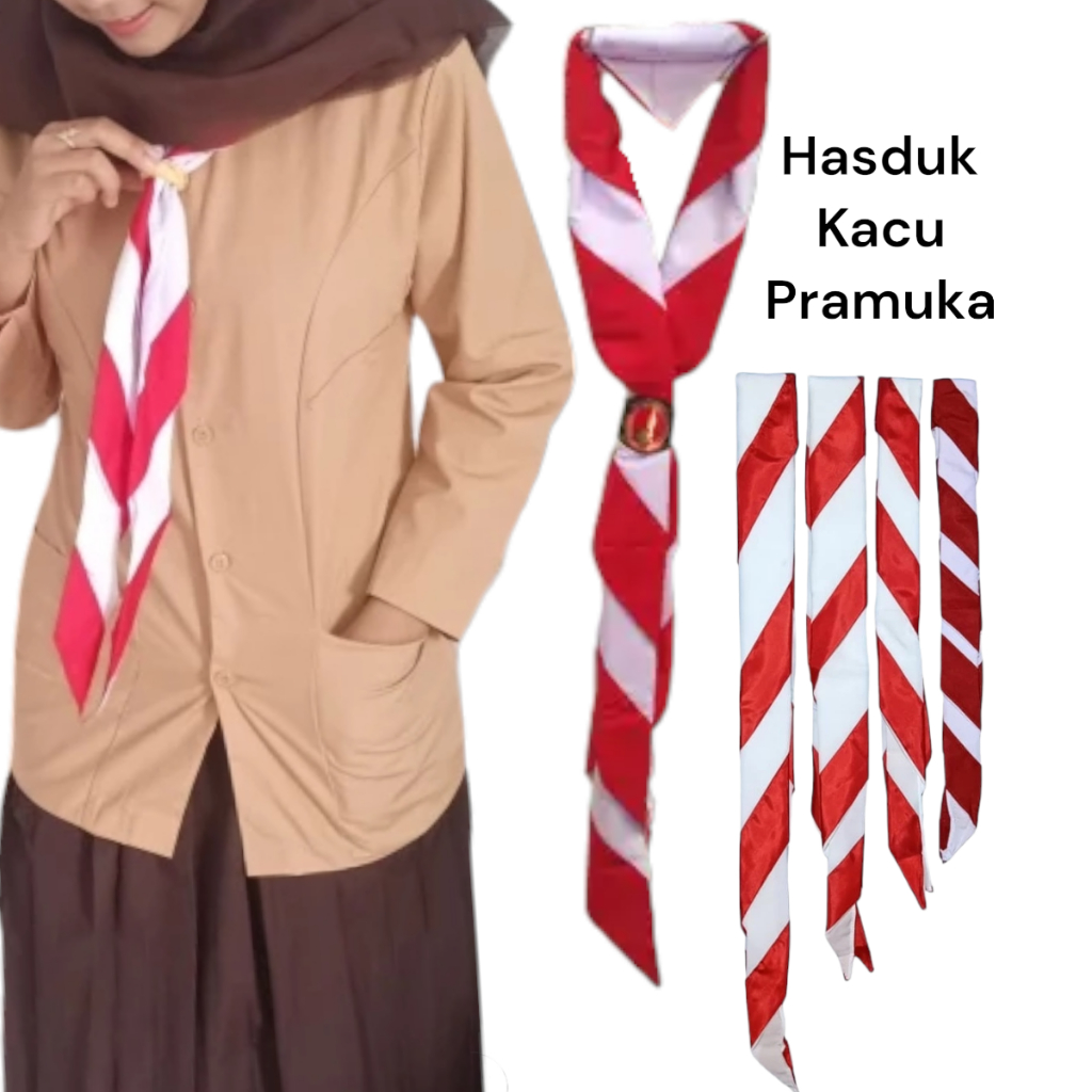 Jual Kacu Hasduk Dasi Slayer Pramuka Merah Putih Putra Putri SD SMP SMA ...