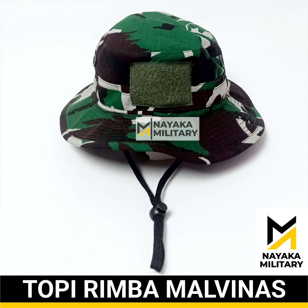 Jual Topi Rimba Loreng Malvinas PDL Gunung Outdoor Hiking Hutan ...