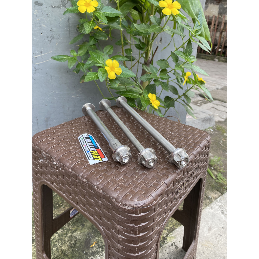 Jual As roda stainlis pnp cb gl mp tiger as roda depan ninja as arem ...