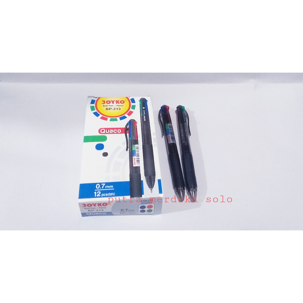 Jual Ballpoint, Bolpen, Pulpen Joyko 4 warna BP-213 0.7 mm | Shopee ...