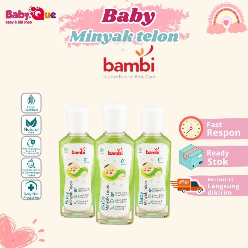 Jual Bambi Baby Minyak Telon Oil 60ml | Shopee Indonesia
