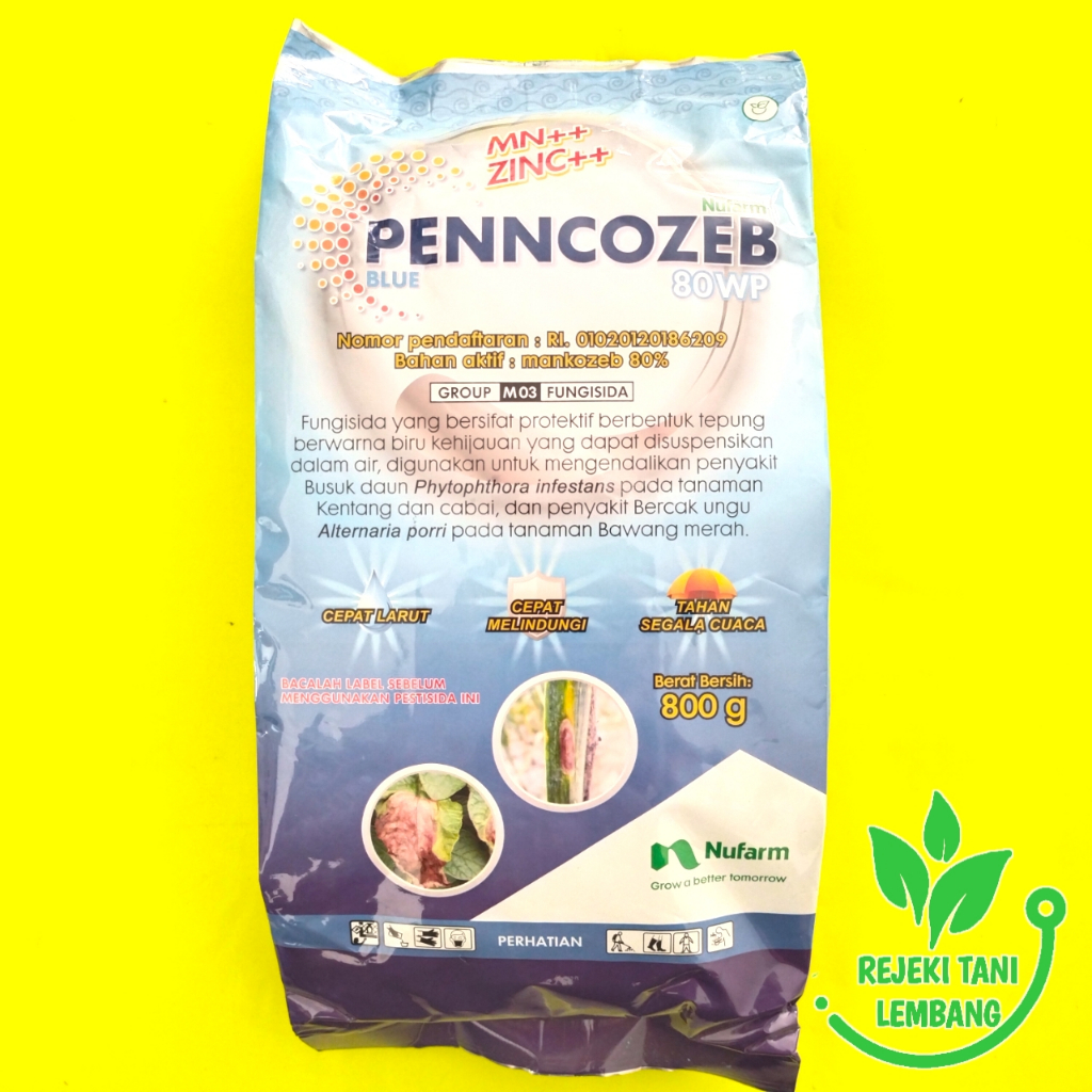 Jual FUNGISIDA PENCOZEB 80WP 800 GR MANCOZEB BIRU MELINDUNGI TANAMAN ...