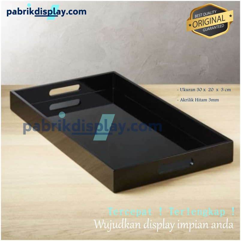 Jual Nampan akrilik | tray akrilik | tray nampan 01| 30 x 20 x 3cm ...