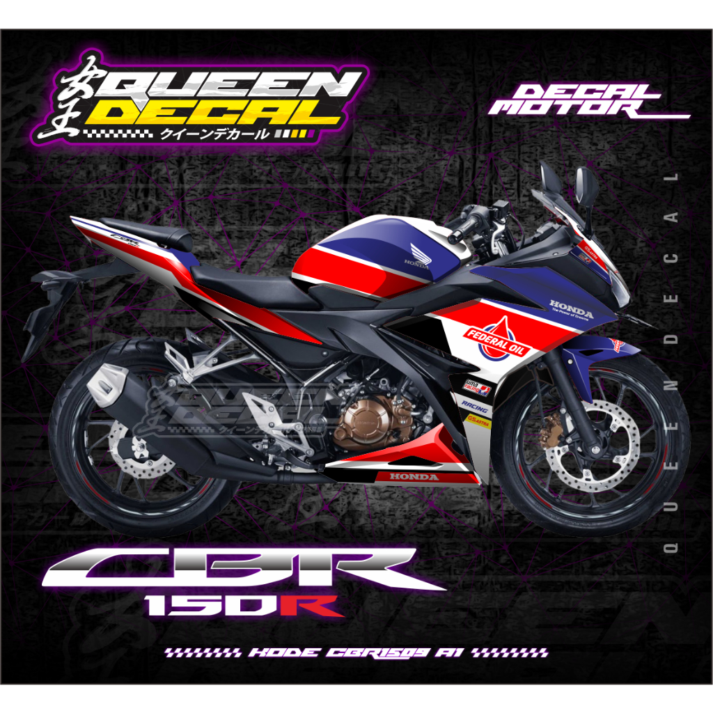 Jual DECAL STICKER FULLBODY HONDA CBR 150R CUSTOM DESAIN RACING - CBR15 ...