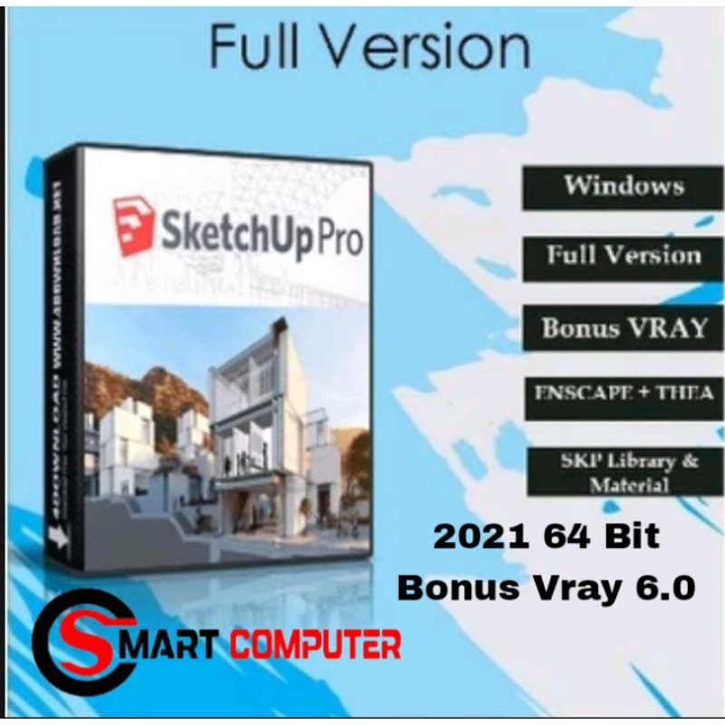 Jual Cd/Dvd Sketchup 2021 Vray 6.0 64 bit | Shopee Indonesia