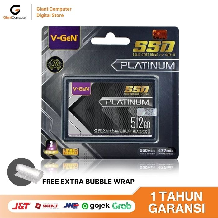 Jual SSD VGEN NVME 128GB 256GB 512GB 1TB 2.5" SATA III PLATINUM RESCUE ...