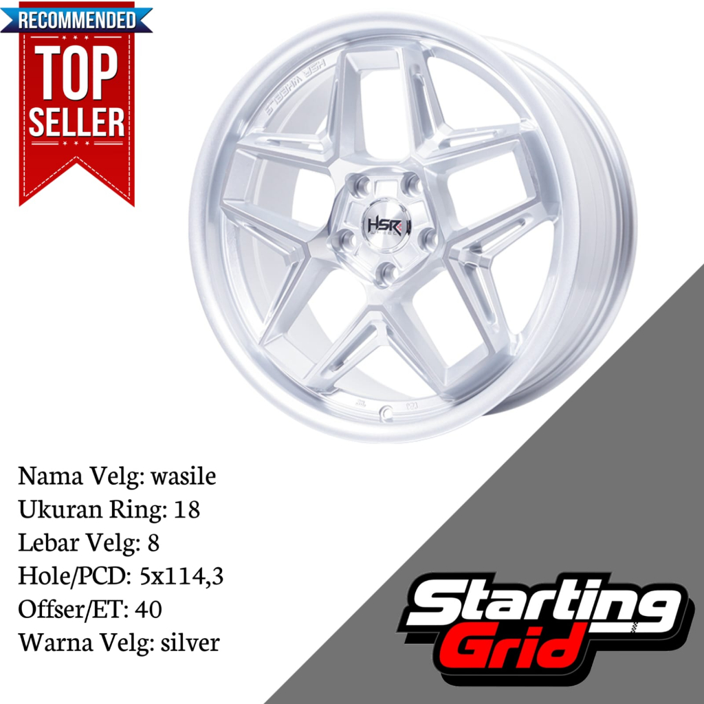 Jual Velg Mobil HSR Ring 18 Untuk Terios, Rush, Camry, Lexus, Alphard, Xpander, Innova, Xtrail ...