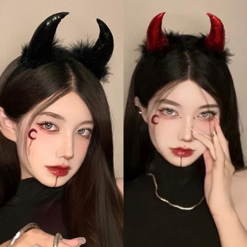 Jual DEVIL’S HORN HEADBAND - Bando Tanduk Kostum Halloween Aksesoris ...