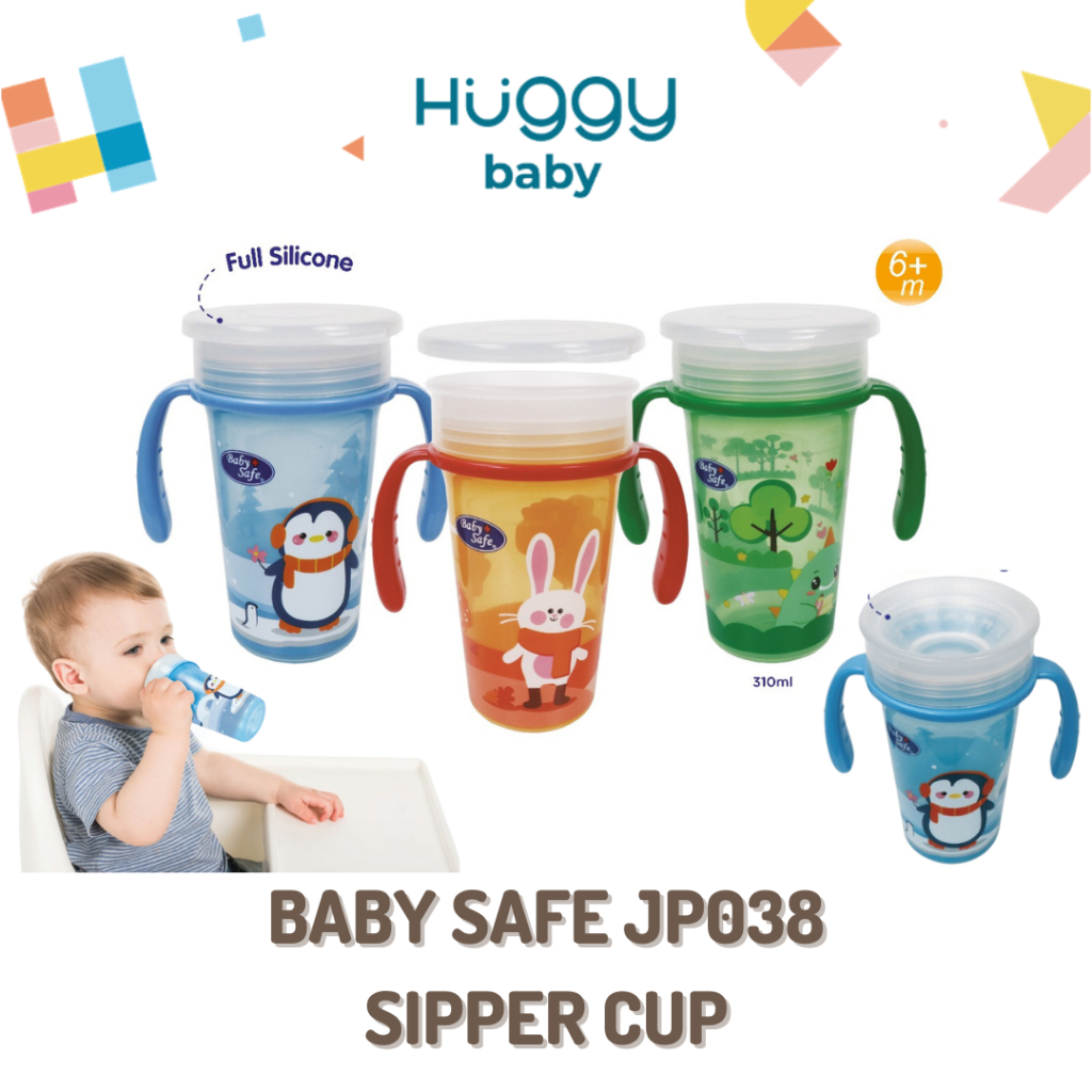 Jual Baby Safe JP038 360 Sipper Cup | Cangkir Minum Anak Segala Sisi | Shopee Indonesia