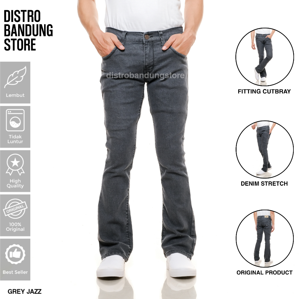 Jual FIFTY ONE DENIM Celana Jeans Cutbray Pria Panjang Stretch Premium ...