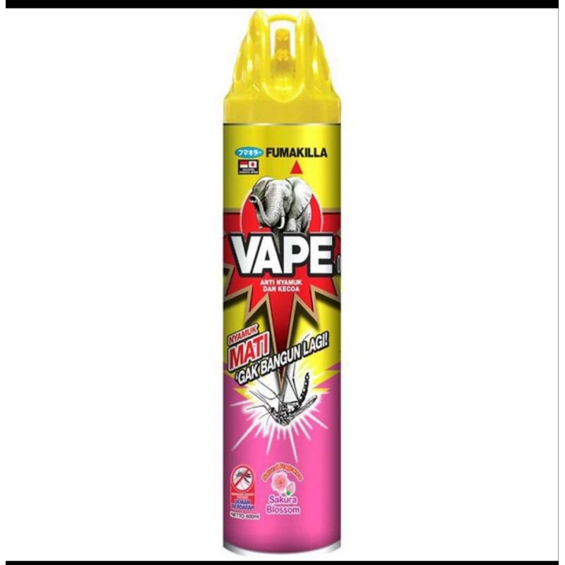 Jual Vape fumakilla anti nyamuk dan kecoa 600ml | Shopee Indonesia
