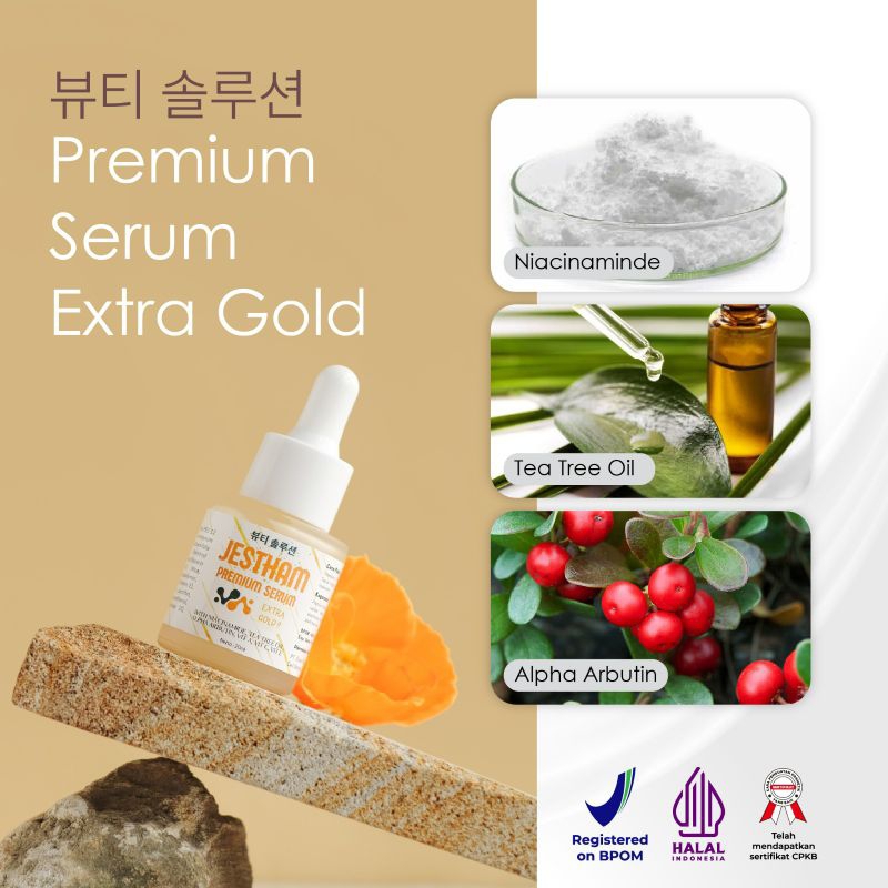 Jual jestham PREMIUM SERUM, NEW FORMULA | Shopee Indonesia