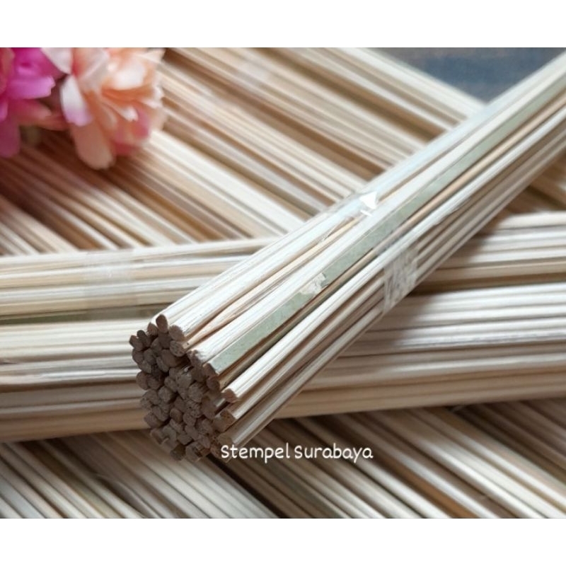 Jual (30cm) 60 biji lidi tusukan buket tusukan tumpul lidi tusukan sate ...