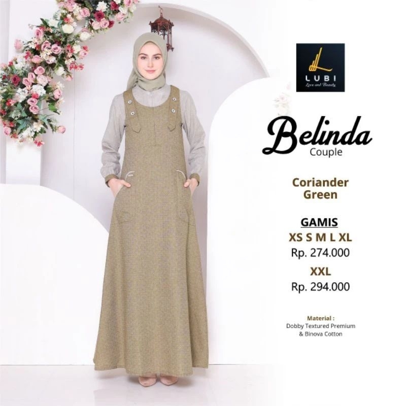 Jual Baju Gamis Belinda Lubi | Shopee Indonesia