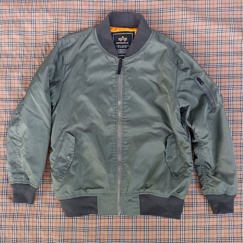Jual Bomber Alpha Industries kids ma1 likenew | Shopee Indonesia
