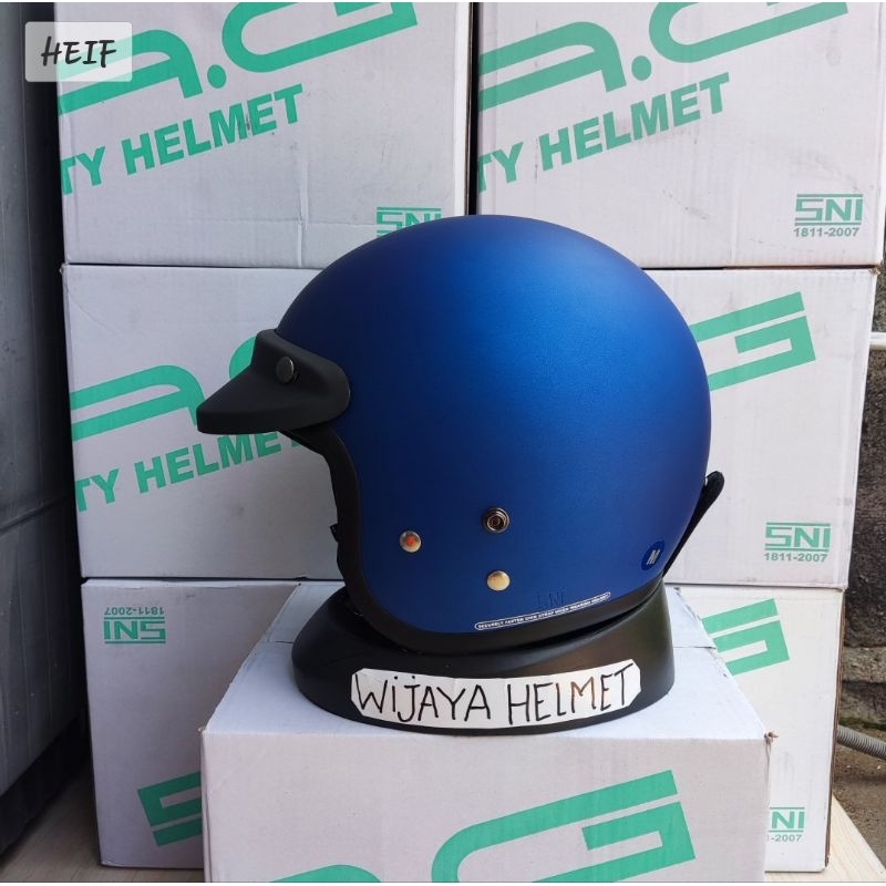 Jual HELM BOGO DAG CGR RETRO SOLID ORIGINAL | Shopee Indonesia