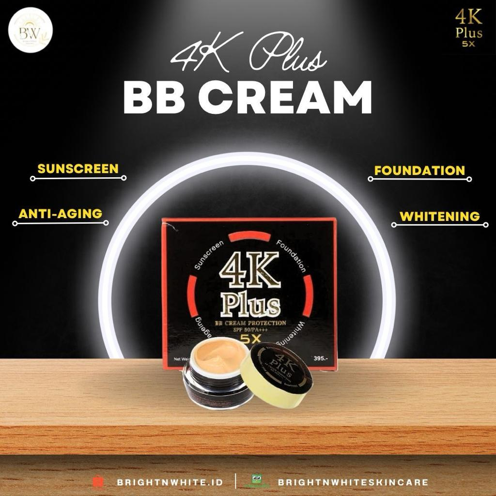 Jual 4K PLUS WHITENING NIGHT CREAM | 4K PLUS BB CREAM ( COLLAGEN ...