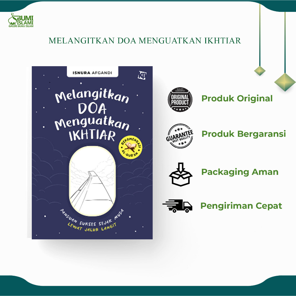Jual Buku Islami Self Improvement - Melangitkan Doa Menguatkan Ikhtiar ...