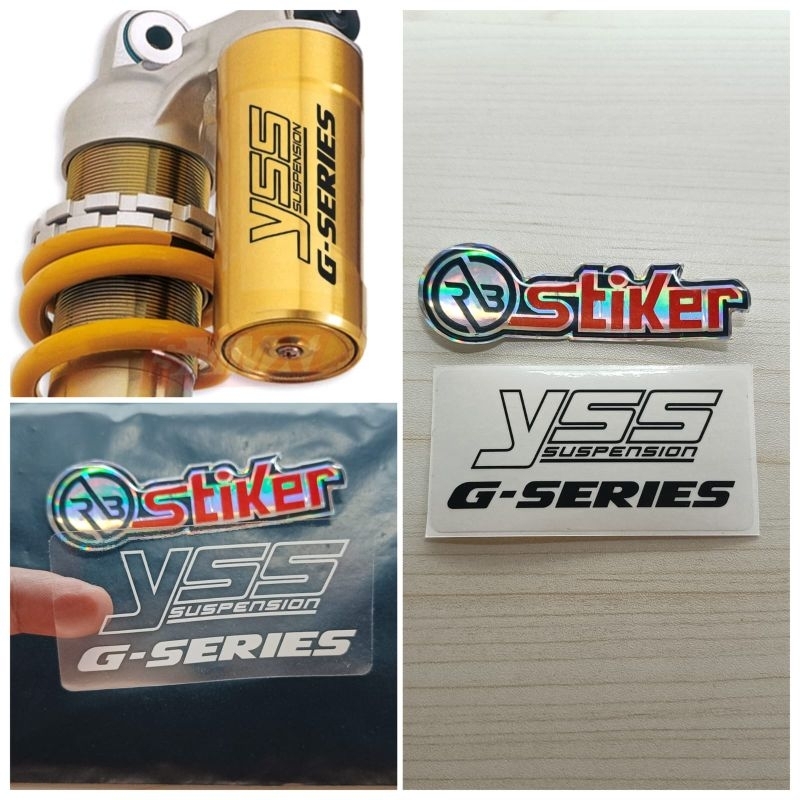 Jual STIKER YSS G-SERIES TRANSPARAN STICKER SHOCK MOTOR YSS SUSPENSION ...