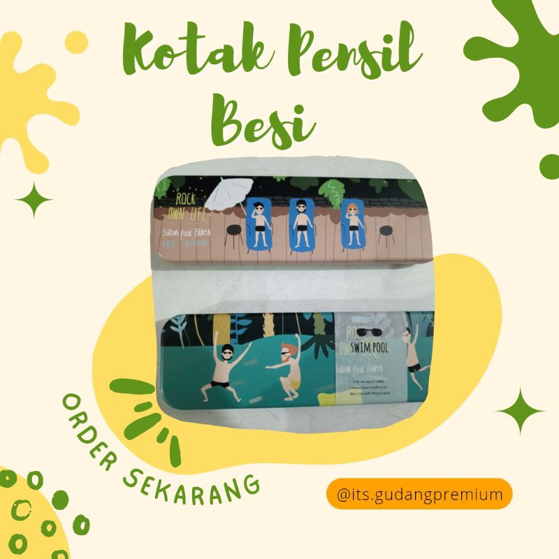 Jual Kotak pensil besi tahan lama / desain menarik / banyak pilihan nya ...