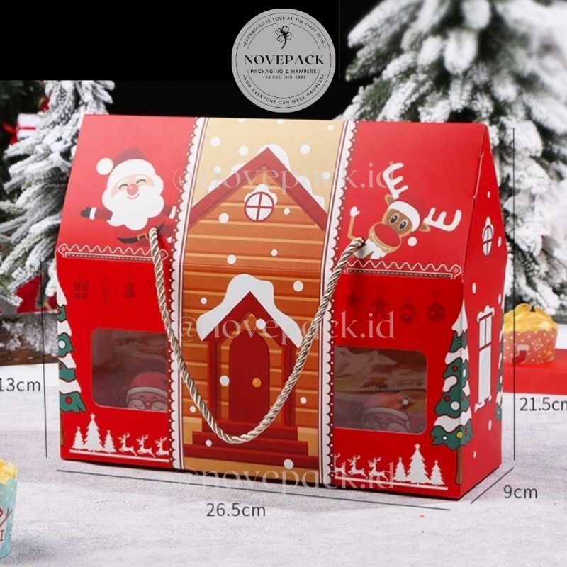 Jual (XM-04) CHRISTMAS BOX SERIES/BOX NATAL/ BOX CHRISTMAS/BOX KUE ...
