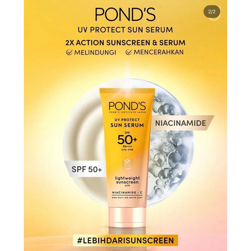 Jual PONDS SUN SERUM SPF50 30 g | Shopee Indonesia