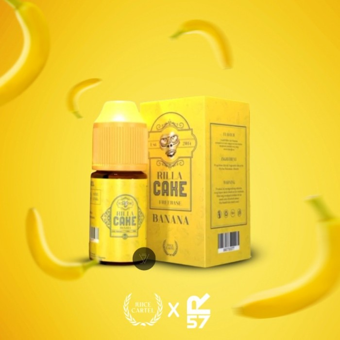 Jual LIQUID CAKERILLA V3 BANANA PODS FRIENDLY 30ML AUTHENTIC RILLA CAKE ...