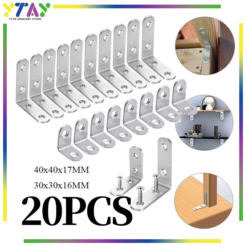 Jual 20pcs Siku L Lemari Rak Verseng/Bracket Siku Penyangga Rak/Siku ...