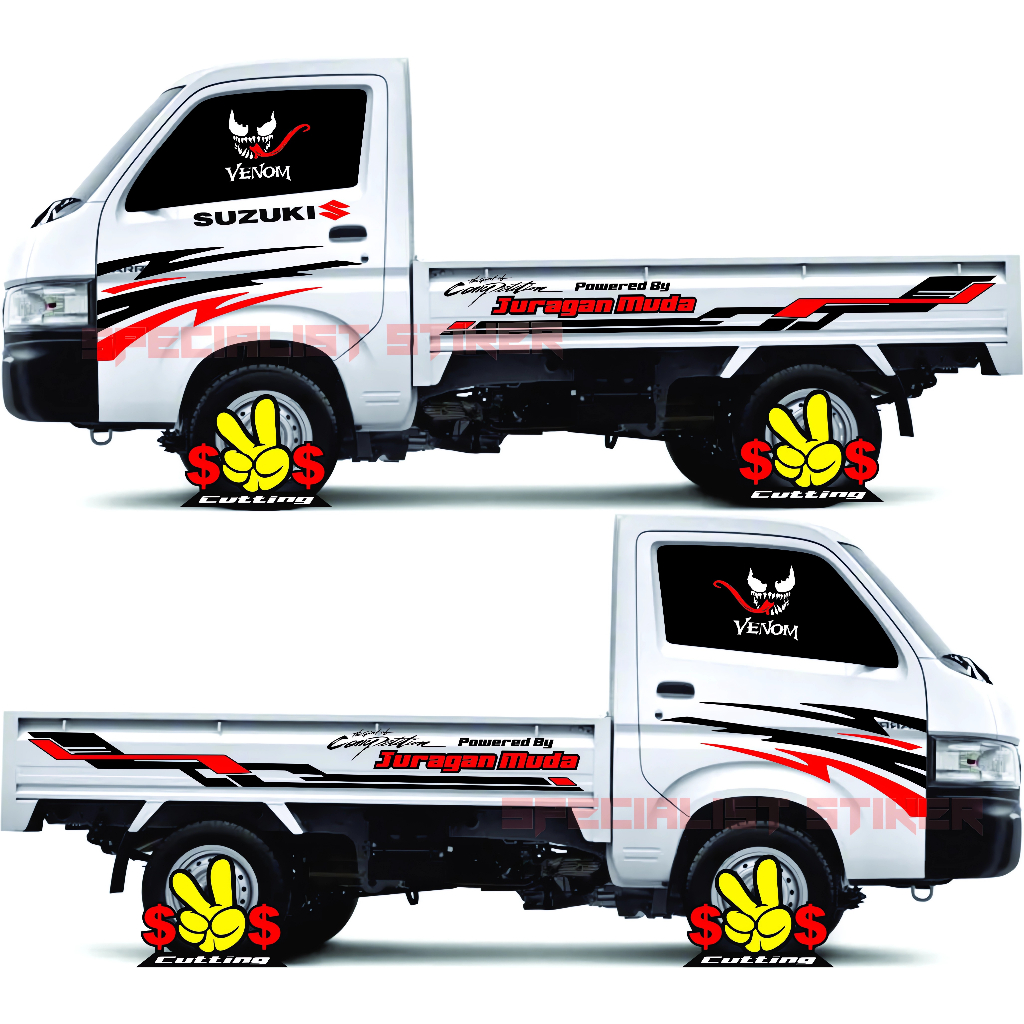 Jual Stiker Mobil Pick Up New Carry Model Venom Keren | Shopee Indonesia
