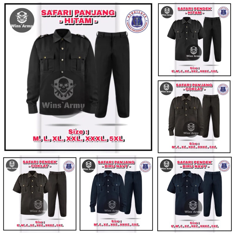 Jual Seragam Safari Seragam Security Seragam Satpam Seragam Bodyguard ... Jual Seragam Safari Seragam Security Seragam Satpam Seragam Bodyguard ...