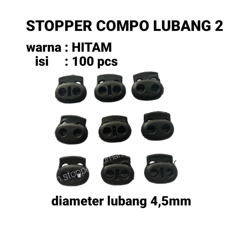 Jual Stopper compo / stopper jaket / stopper strap (100pcs) | Shopee ...