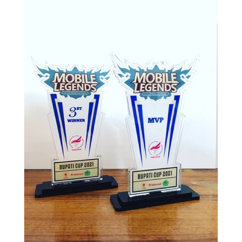 Jual Piala Mobile Legend Piala E Sport Plakat ML Plakat Mobile Legend ...