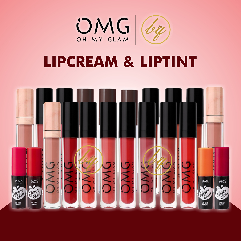 Jual omg oh my glam matte kiss lip cream murah original viral LIPCREAM ...